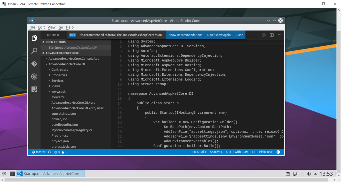 Open Visual Studio Code From Terminal Linux Virtual Machine Fadparent