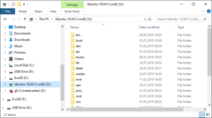 Browse Windows Subsystem for Linux files with Windows Explorer