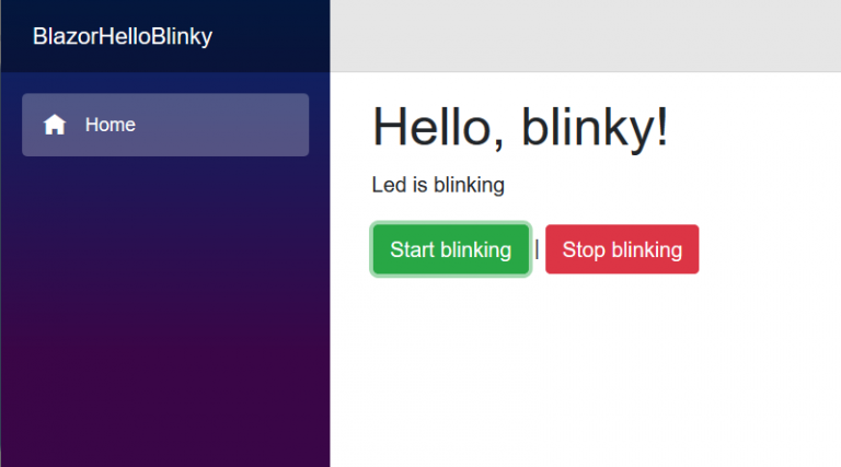 Building Blazor “Hello, Blinky” IoT application